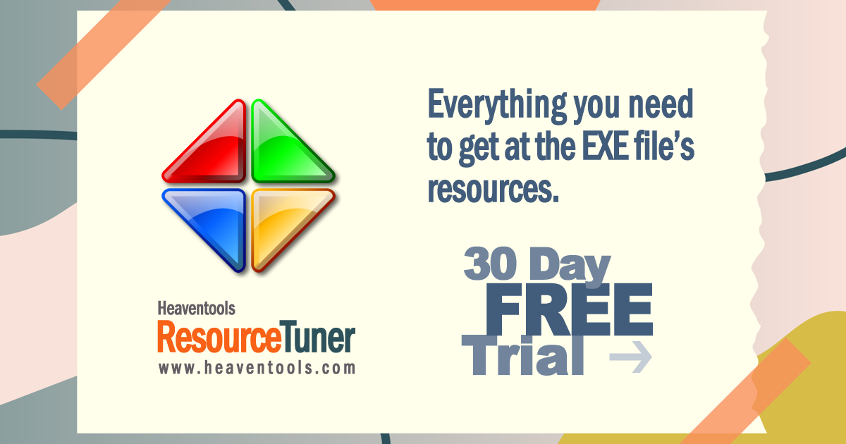 Download Heaventools Resource Tuner: PE File Resource Editor, EXE Editor, Icon Changer